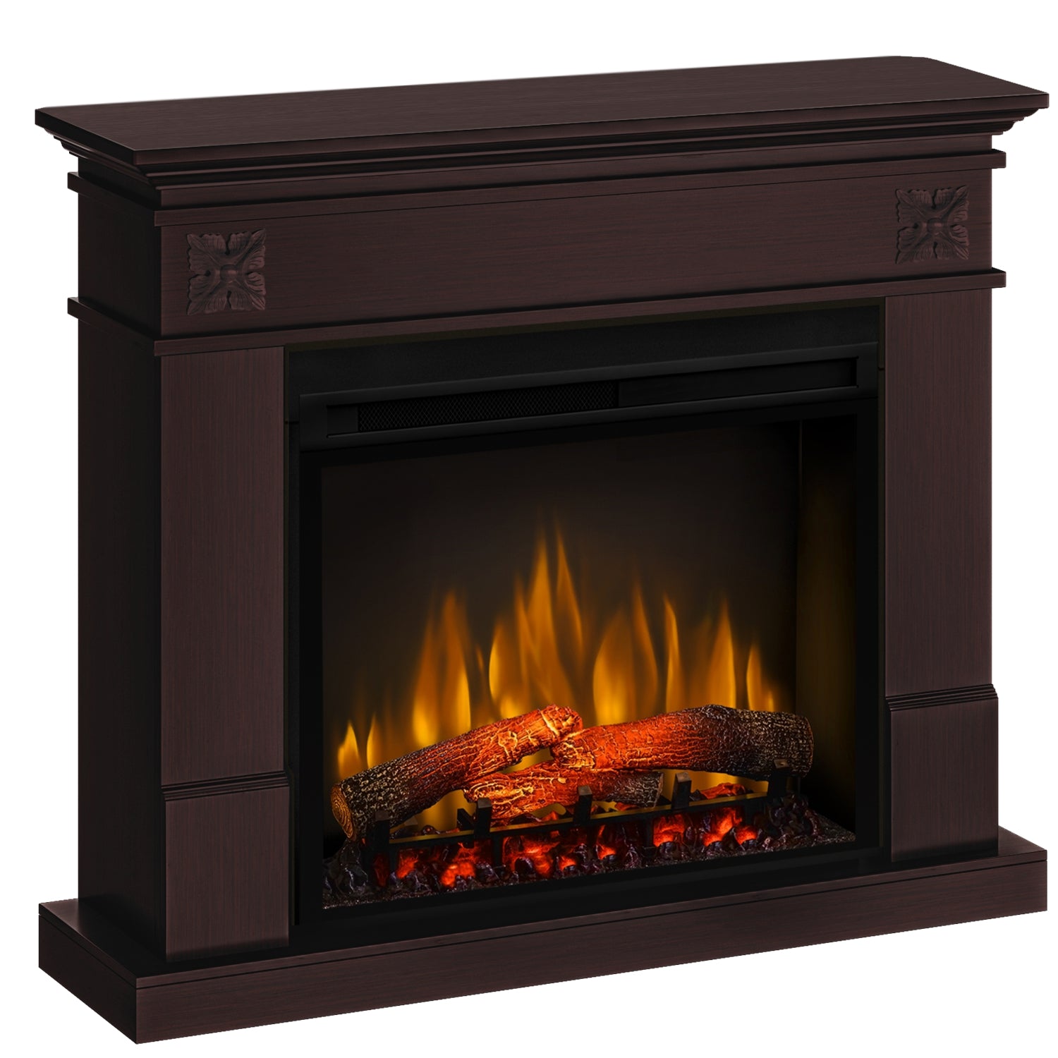 Semineu electric Lisabona Flower Mahon cu focar electric 3D Dimplex Op ...